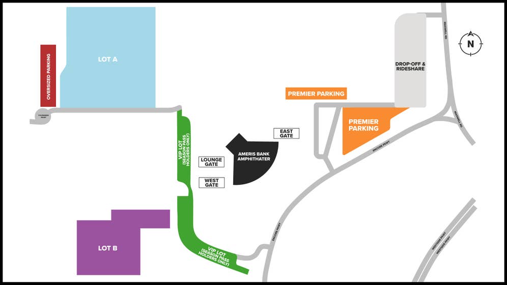 Visiting Ameris Bank Amphitheatre: Parking, Amenities, Frequently Asked ...