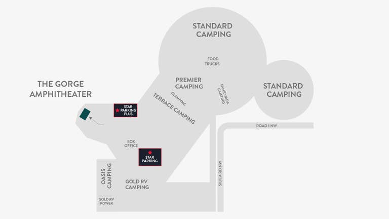 Visiting Gorge Amphitheatre: Parking, Amenities, Frequently Asked Questions