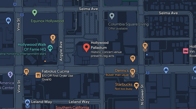Plan Your Visit: Parking, Amenities & Policies | Hollywood Palladium