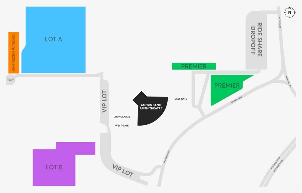 Visiting Ameris Bank Amphitheatre: Parking, Amenities, Frequently Asked ...