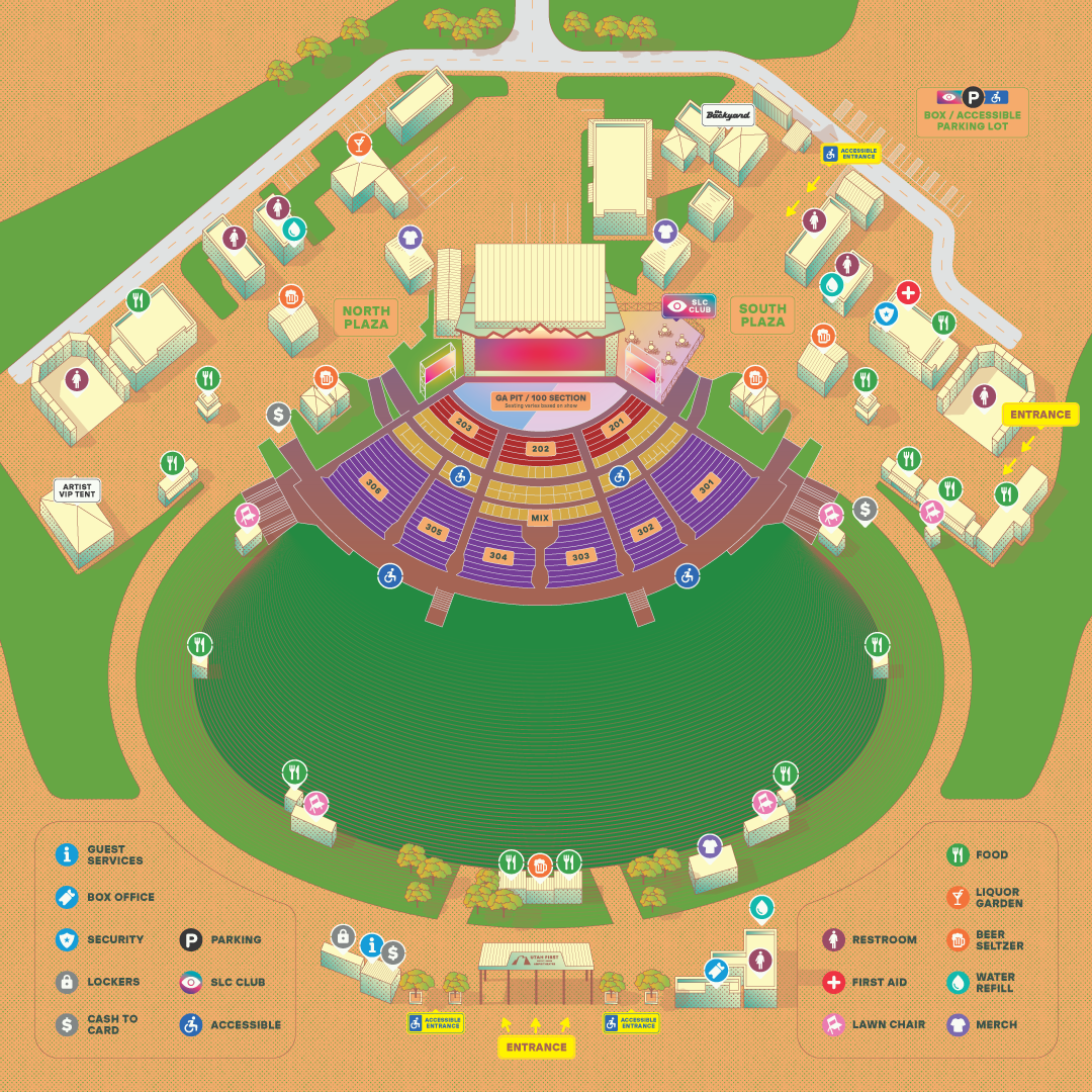 Visiting Utah First Credit Union Amphitheatre: Parking, Amenities ...