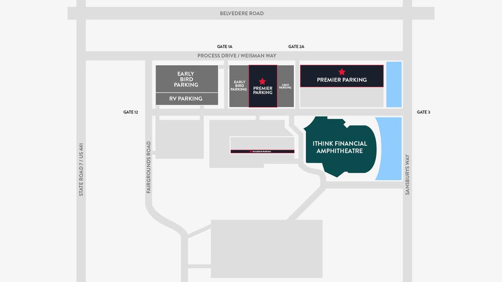 Visiting iTHINK Financial Amphitheatre: Parking, Amenities, Frequently ...
