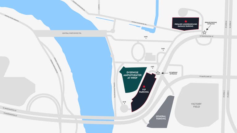 Visiting Everwise Amphitheater at White River State Park: Parking ...