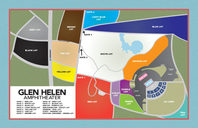 Glen Helen Amphitheater - 2023 show schedule & venue information - Live ...